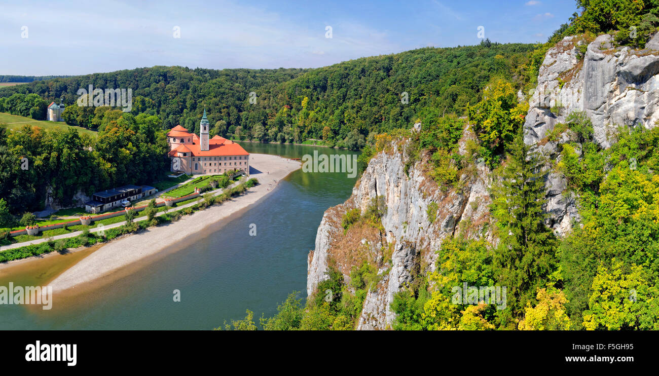 Danube Weltenburg Abbey, Kelheim, Bavaria, Germany Stock Photo - Alamy