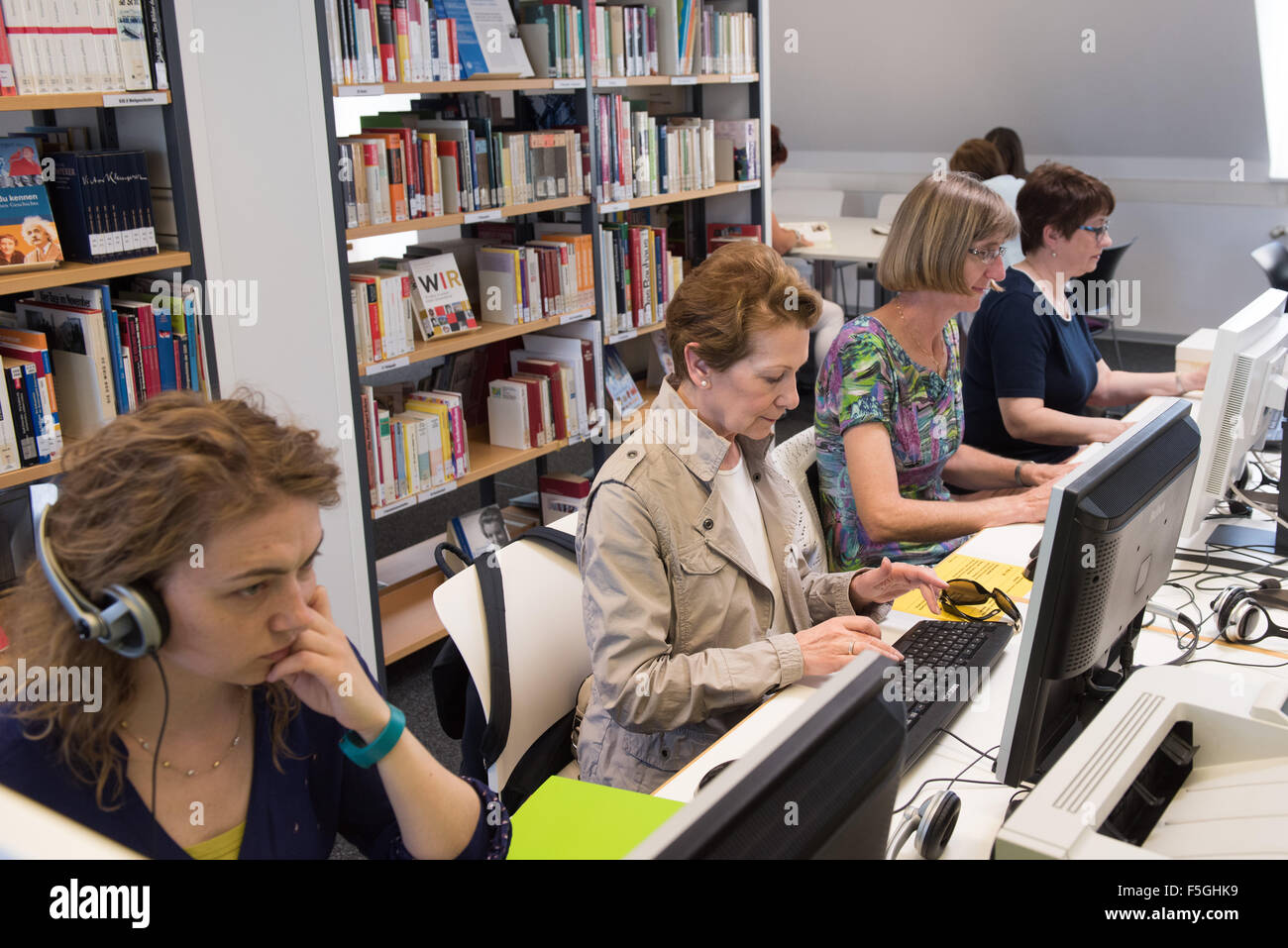 Freiburg, Germany, Computer course of the Goethe Institut Freiburg ...