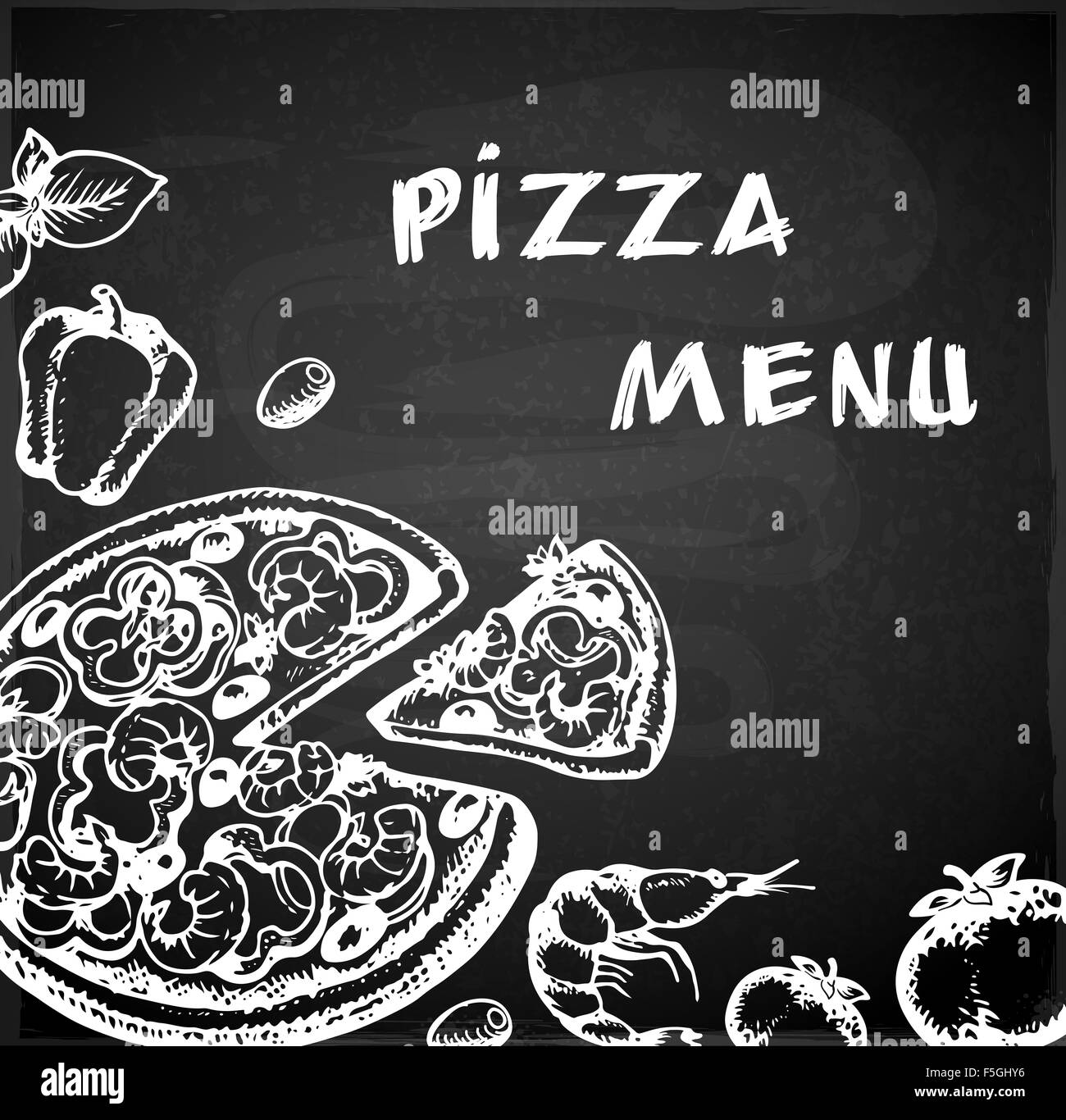 Pizza menu hi-res stock photography and images - Alamy