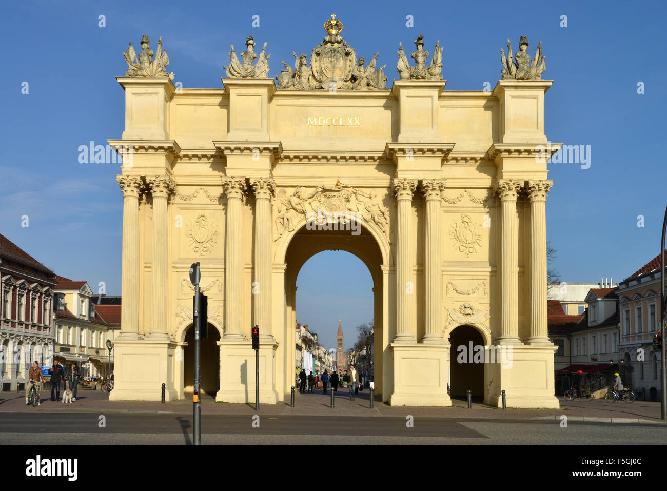 Potsdam's Brandenburg Gate a neoclassical triumphal arch completed in ...