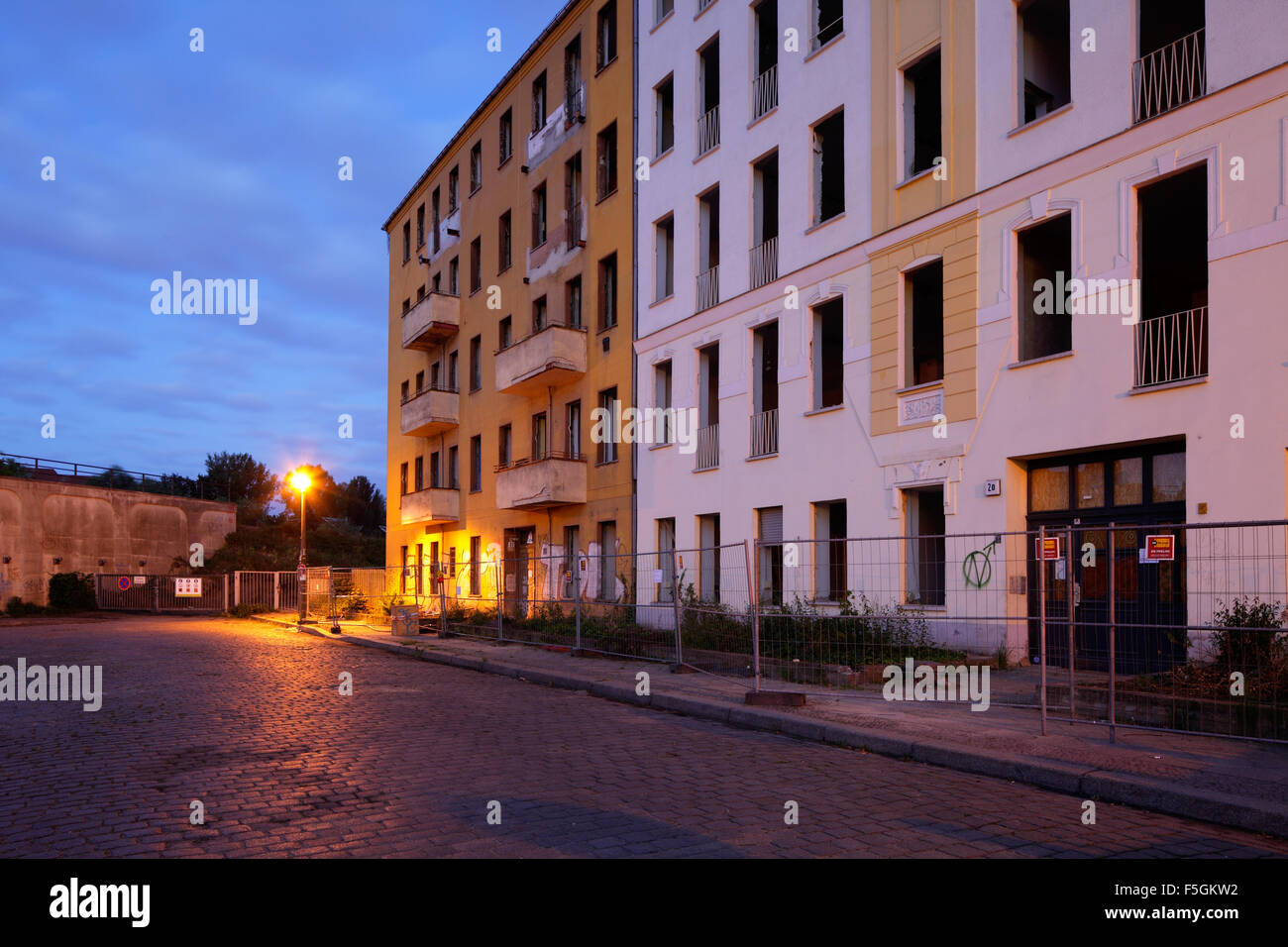 Berlin, Germany, in the old building Beermann street corner Matthess ...