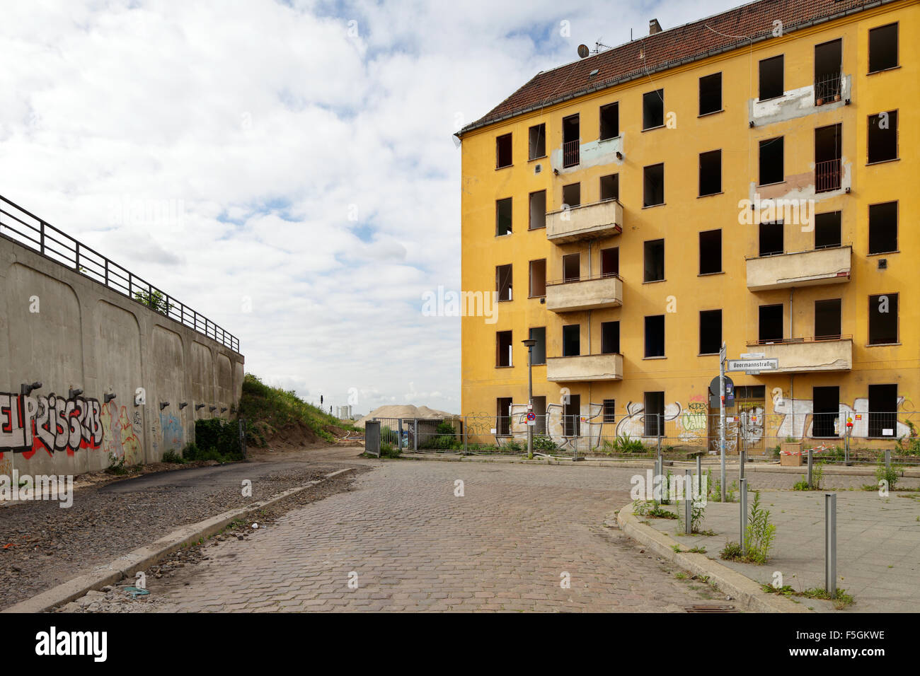 Berlin, Germany, old buildings in the street corner Beermann Matthess ...