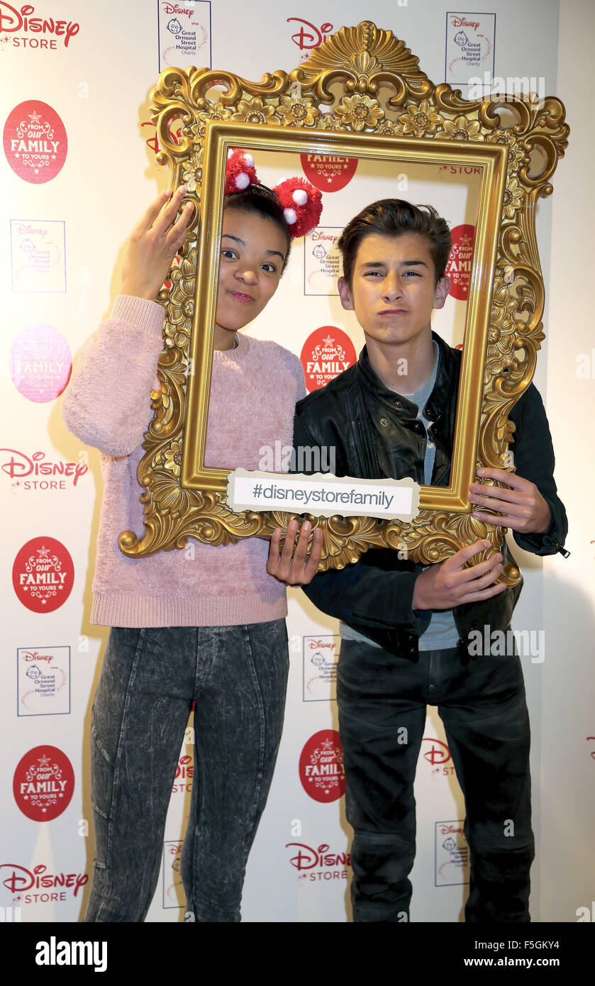 London, UK. India Ria Amarteifio and Georgie Farmer at the Disney 'From ...