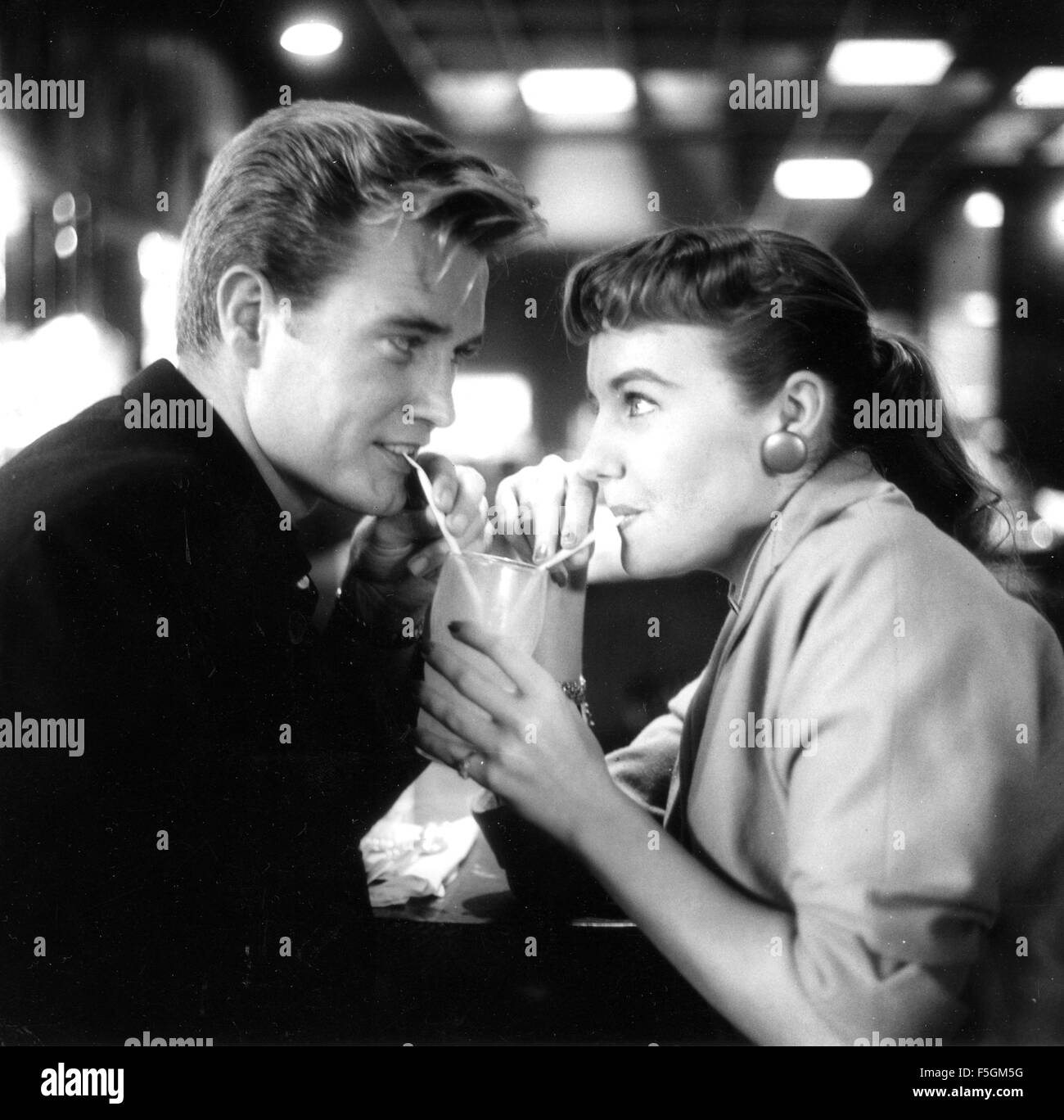 American milk shake Black and White Stock Photos & Images - Alamy