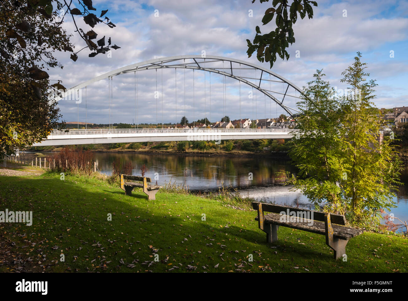 The third bridge at Bonar Bridge over the Kyle of Sutherland, Scotland ...