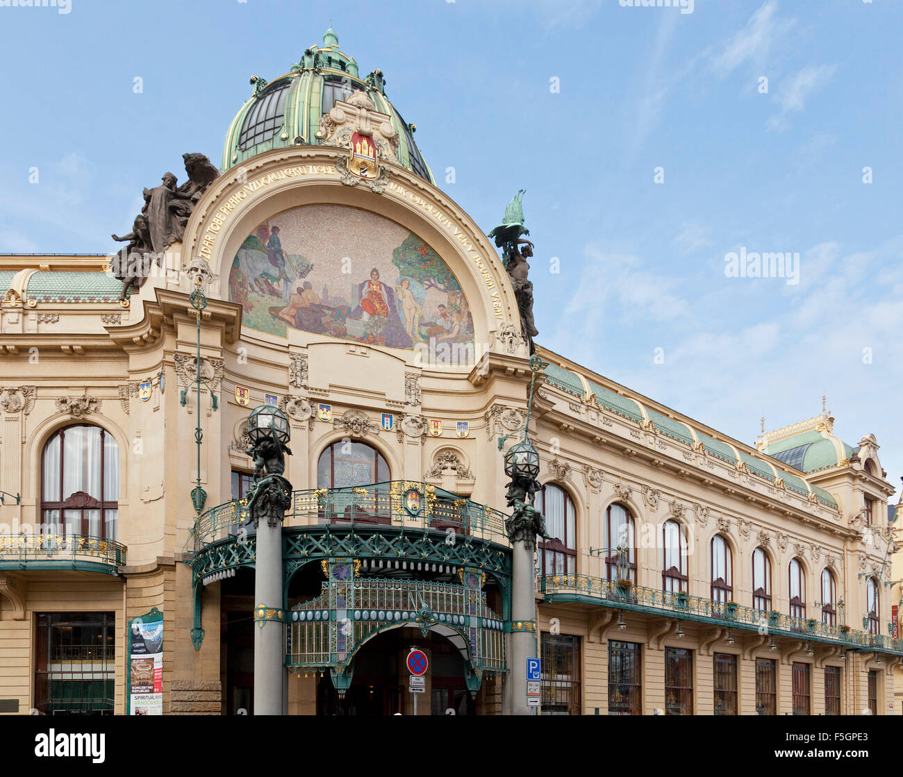 Prague municipal house hi-res stock photography and images - Alamy