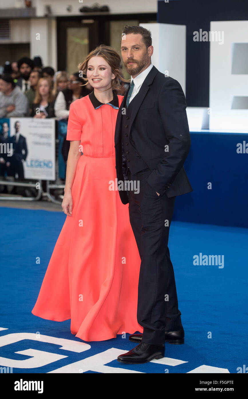 'Legend' UK film premiere held at the Odeon Leicester Square - Arrivals. Featuring: Tom Hardy ...