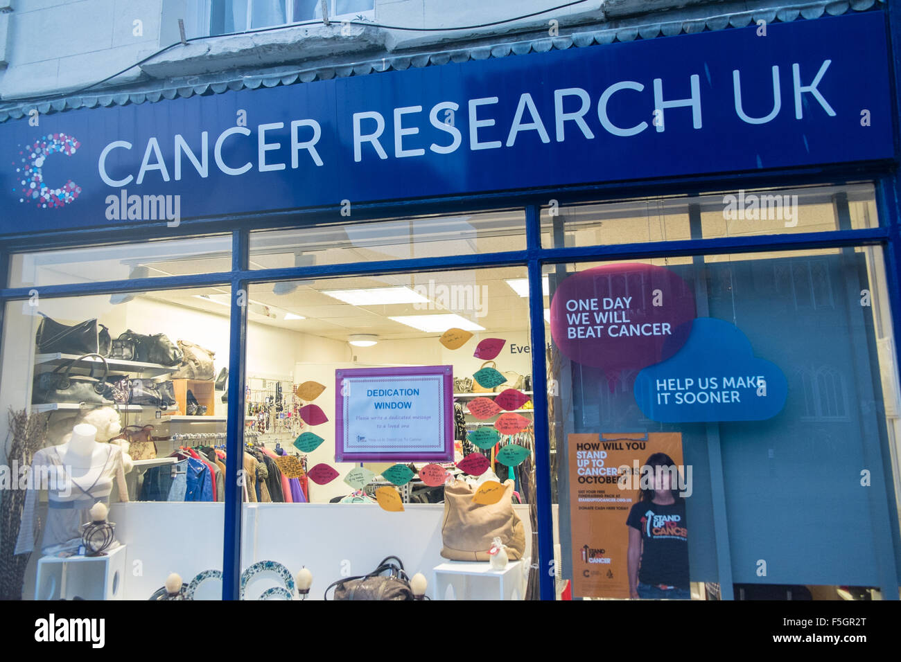 Dedication window with positive words from those suffering affects of ...