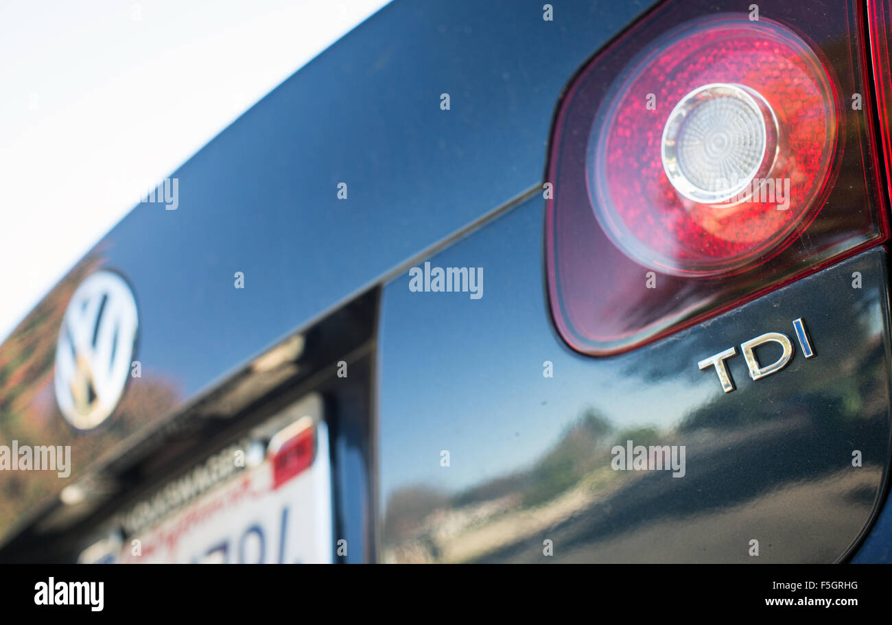 Close up photograph of the Volkswagen Jetta TDI car Stock Photo - Alamy
