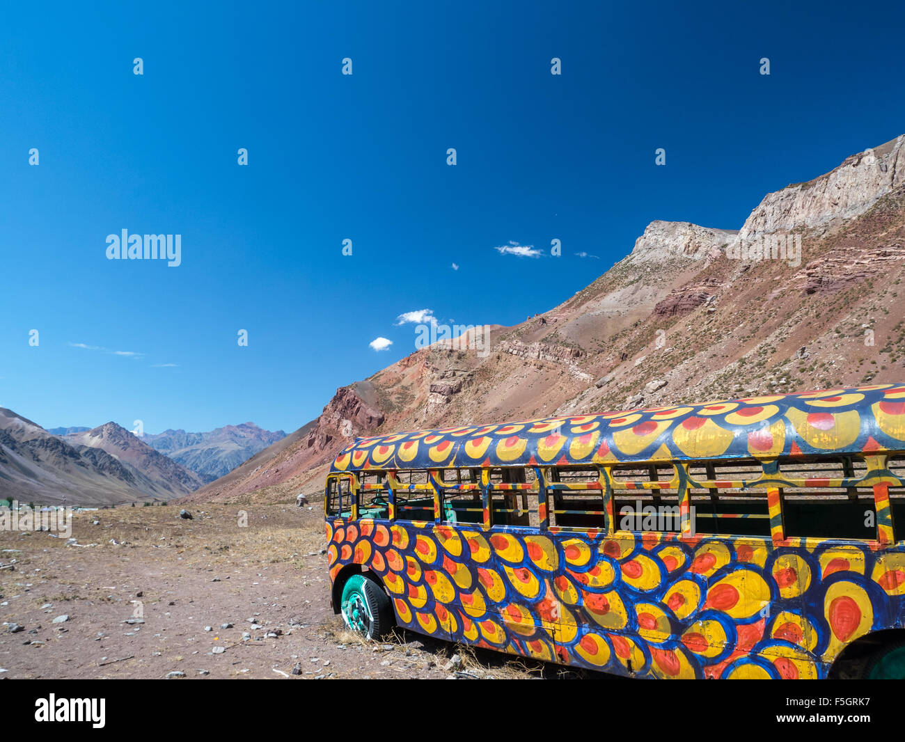 Cool Hippi Bus Stock Photo - Alamy