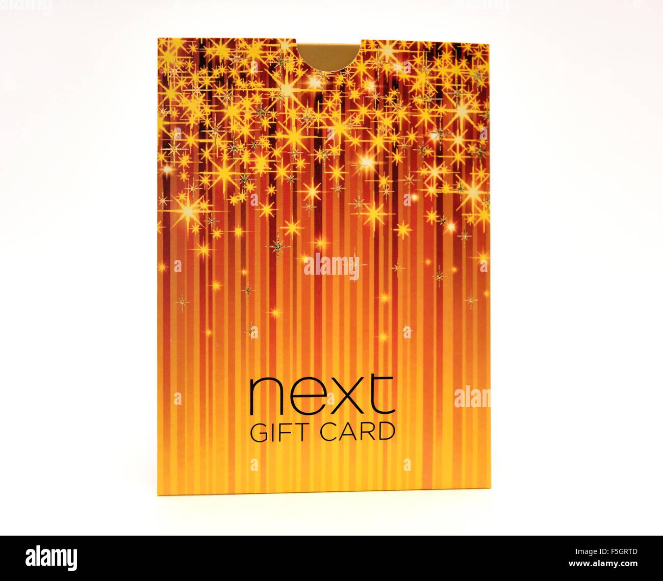 A Next Christmas gift card Stock Photo - Alamy