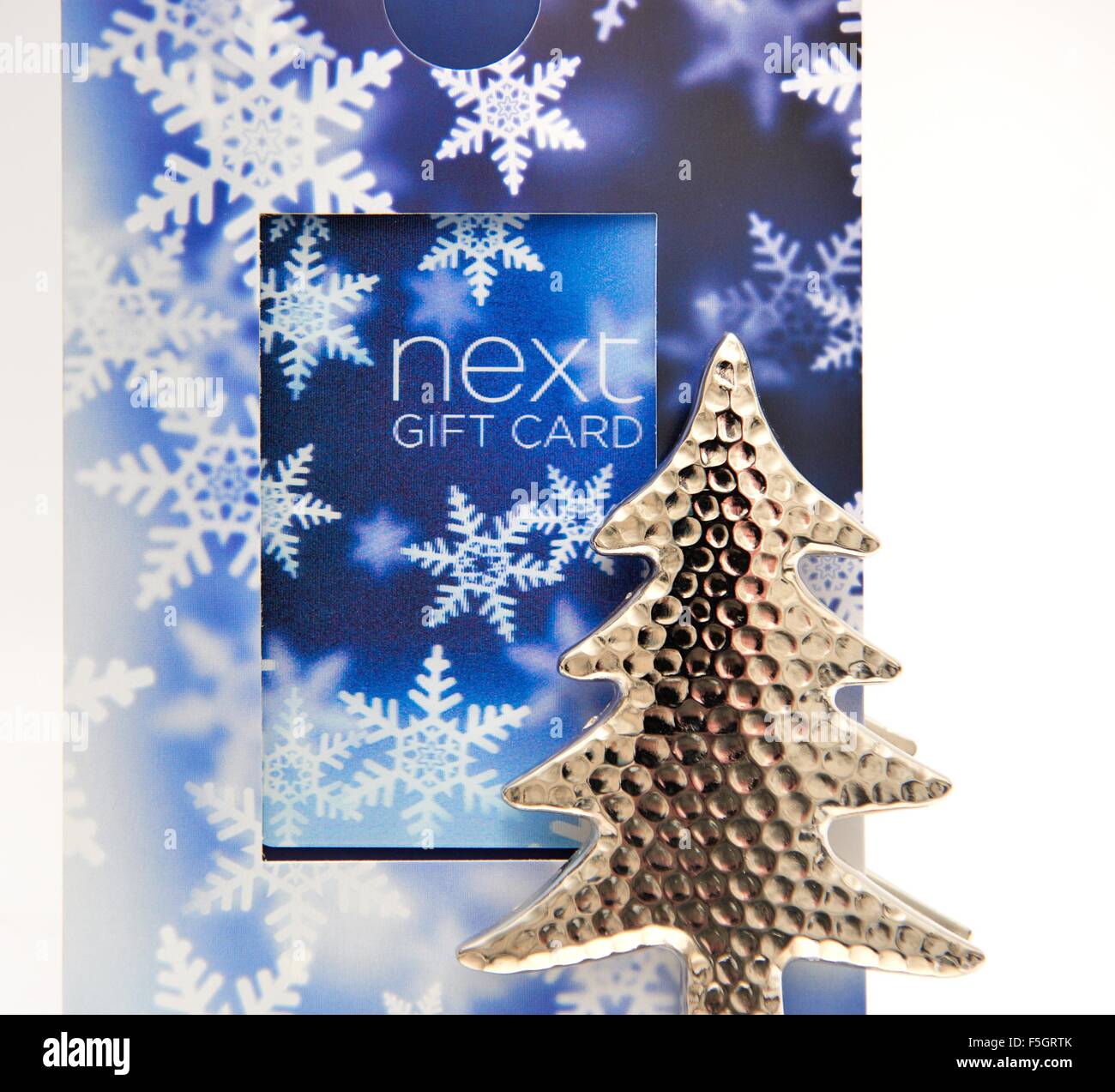 A Next Christmas gift card Stock Photo - Alamy