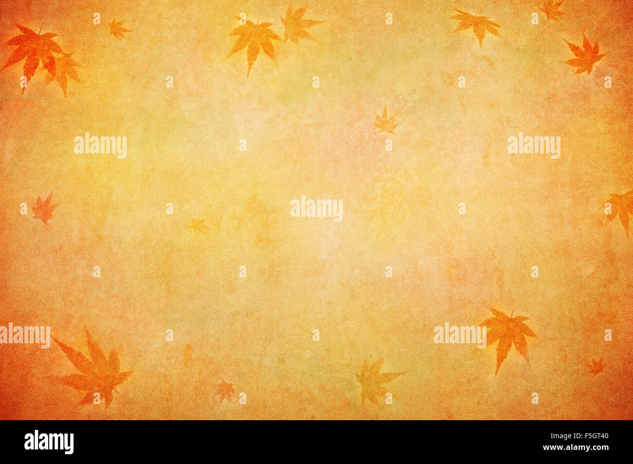 grunge background with autumn leaves Stock Photo - Alamy