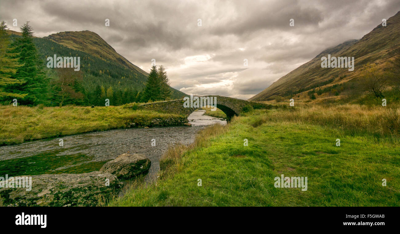Butterbridge Glen Kinglas Scotland Stock Photo - Alamy