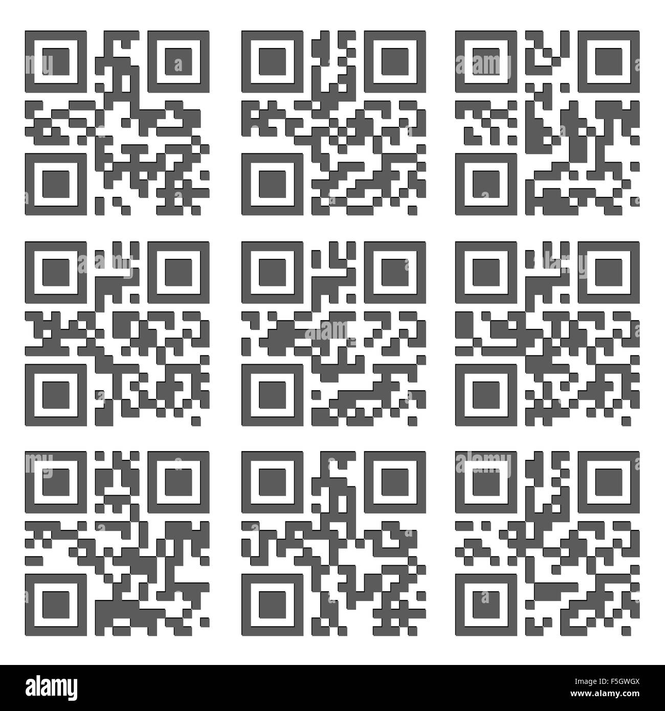 Sample QR Code Ready to Scan with Smart Phone Stock Vector Image & Art ...
