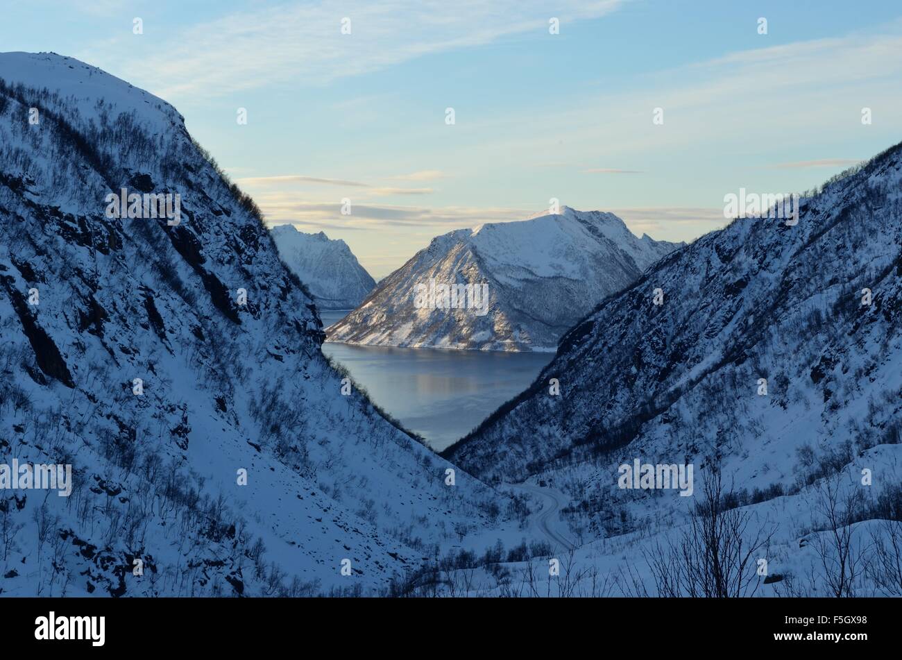 V Shaped Valleys Mountain Range