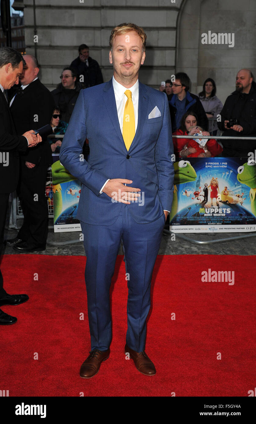 London, UK. James Bobin at the VIP screening of 'The Muppets Most ...