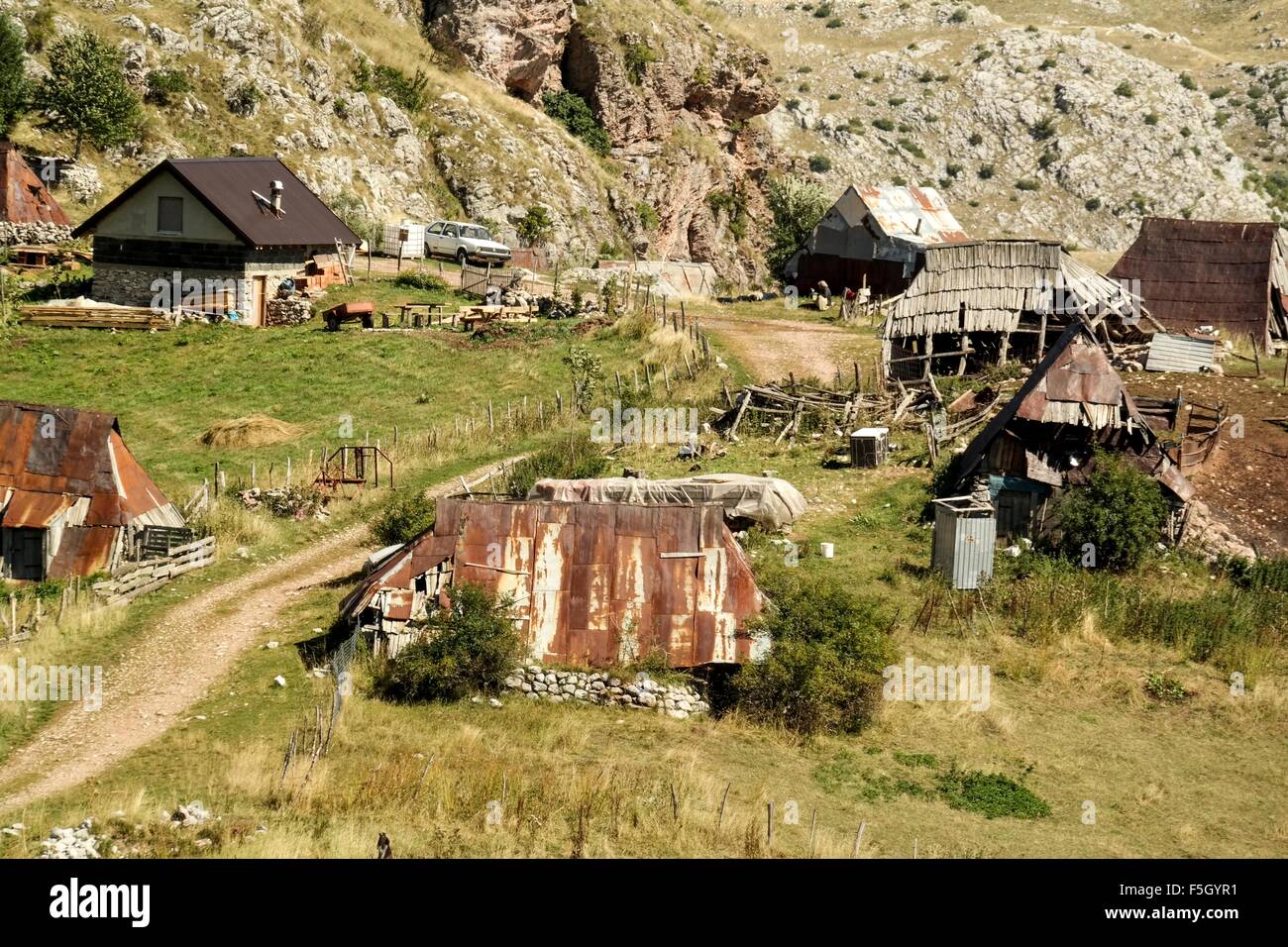 View over Gradina (Umoljani) coming from Studeni Potok Stock Photo - Alamy