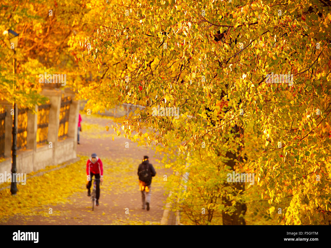 Riding bike sunset hi-res stock photography and images - Alamy