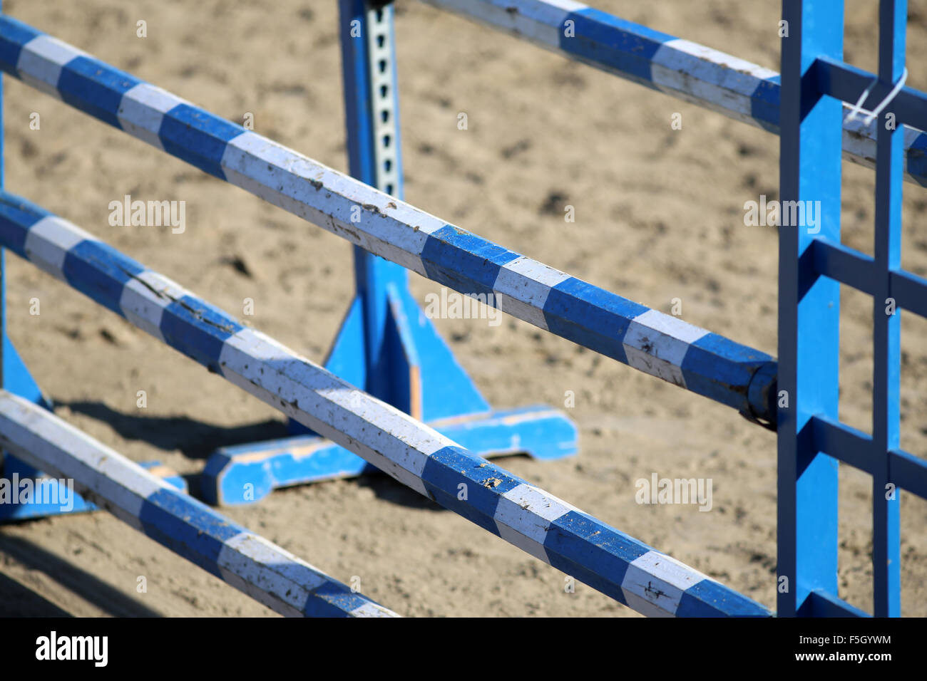 Oxer jump hi-res stock photography and images - Alamy