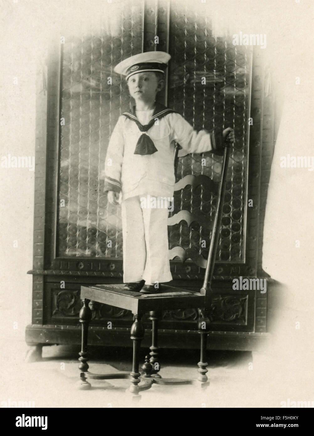 A child dressed as a sailor, Denmark Stock Photo - Alamy