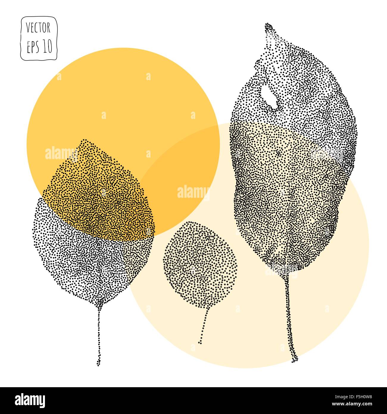 Dead dried leaves Stock Vector Images - Alamy