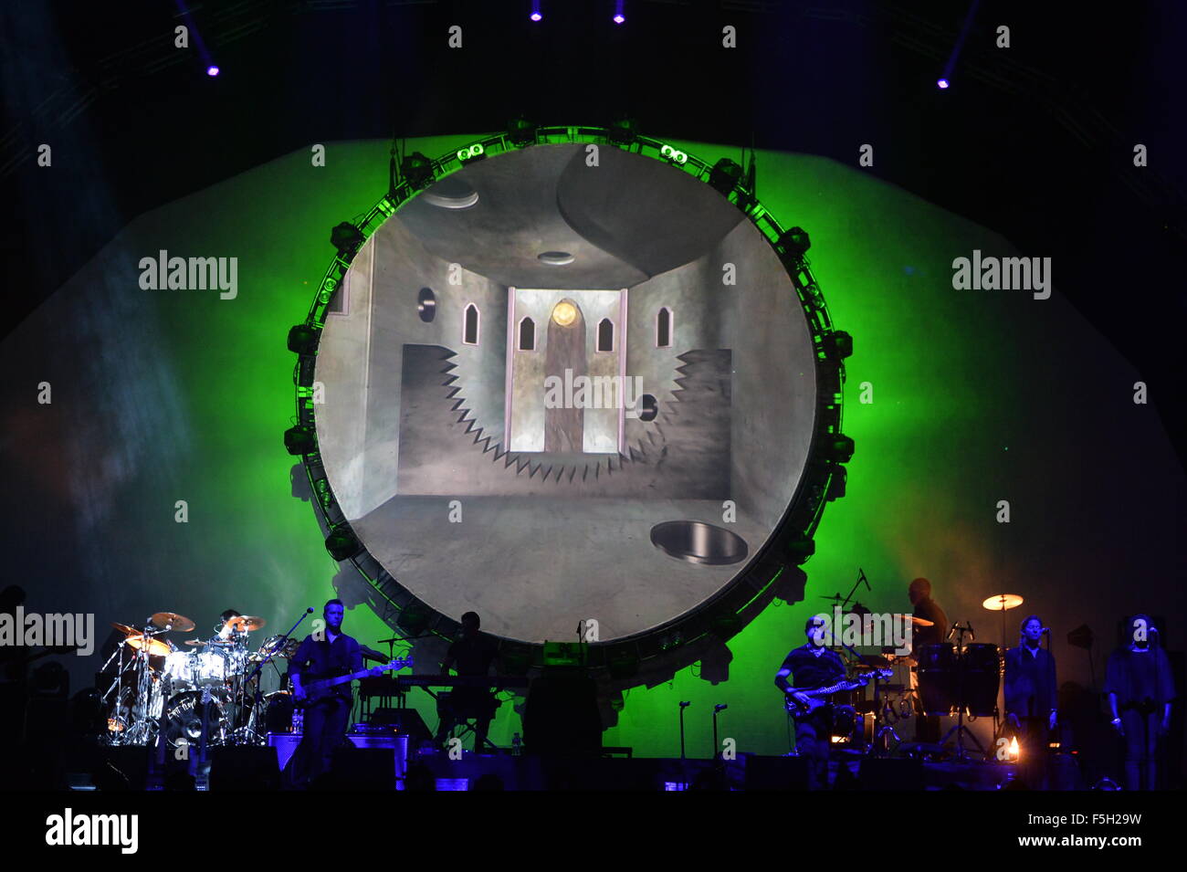 Revival music group Brit Floyd perform during a concert to the 50 ...