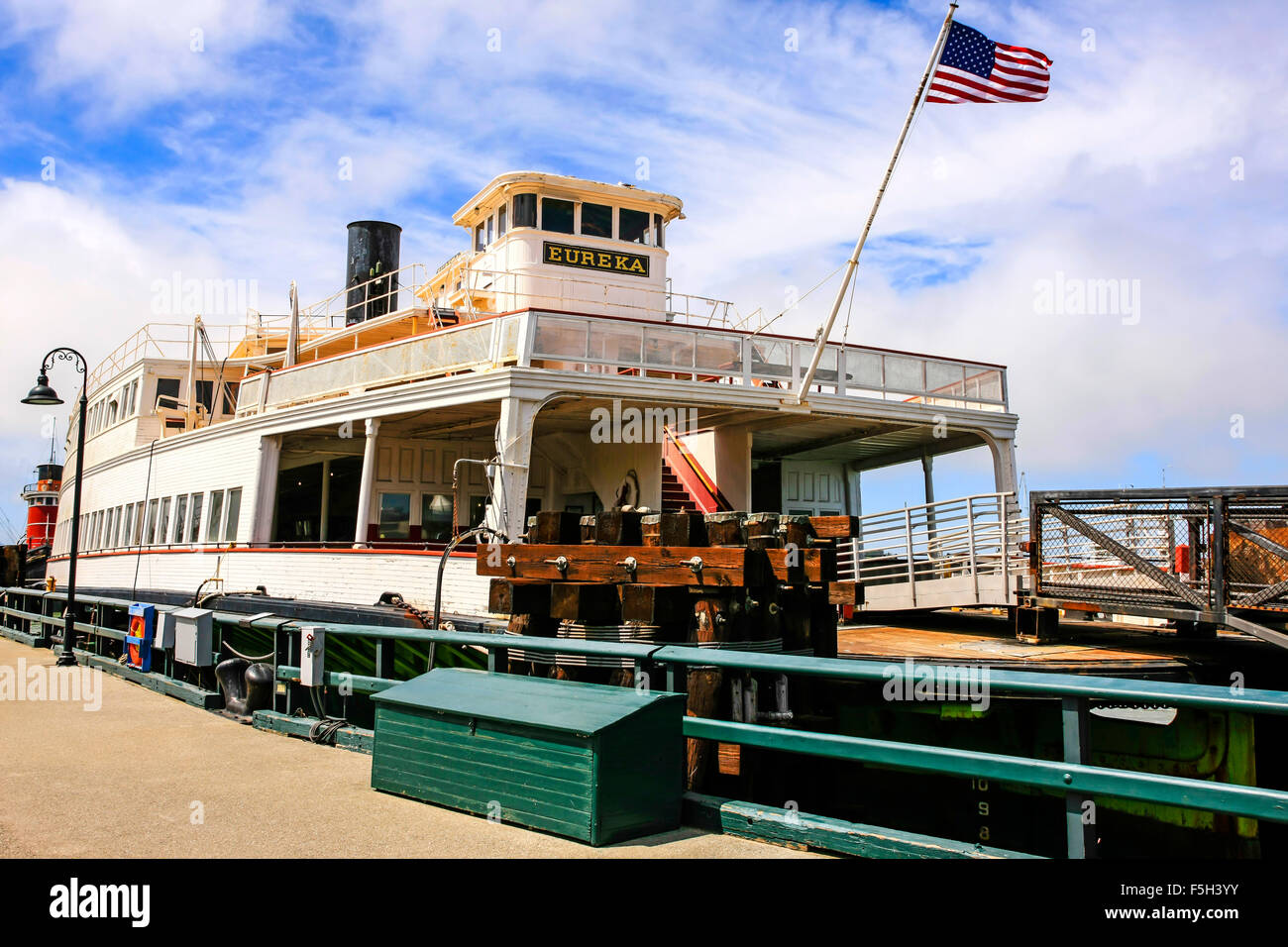 The 1890 Eureka Ferry boat preserved at the San Francisco Maritime ...