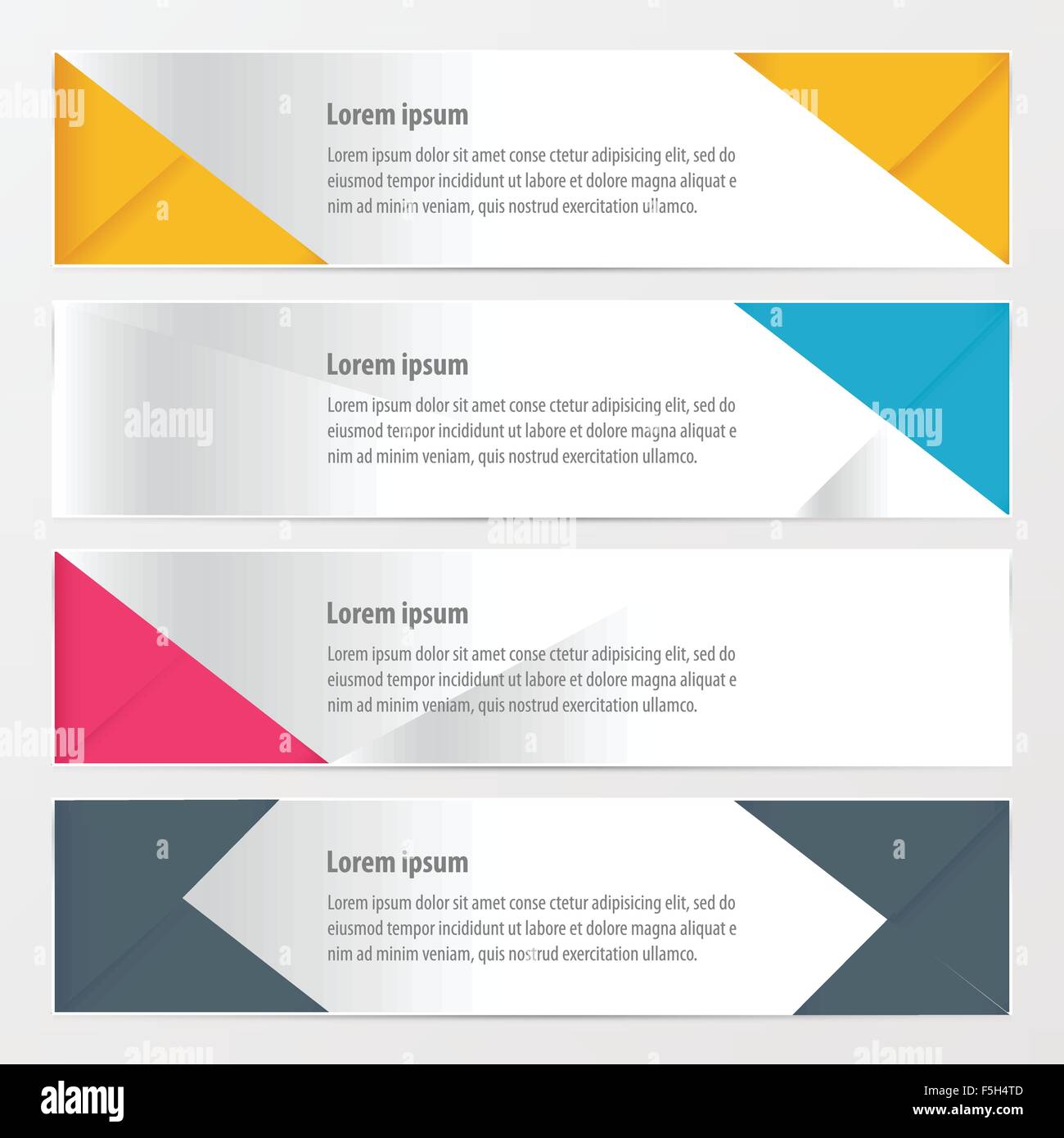 Banner Vector Template Design Stock Vector Image & Art - Alamy