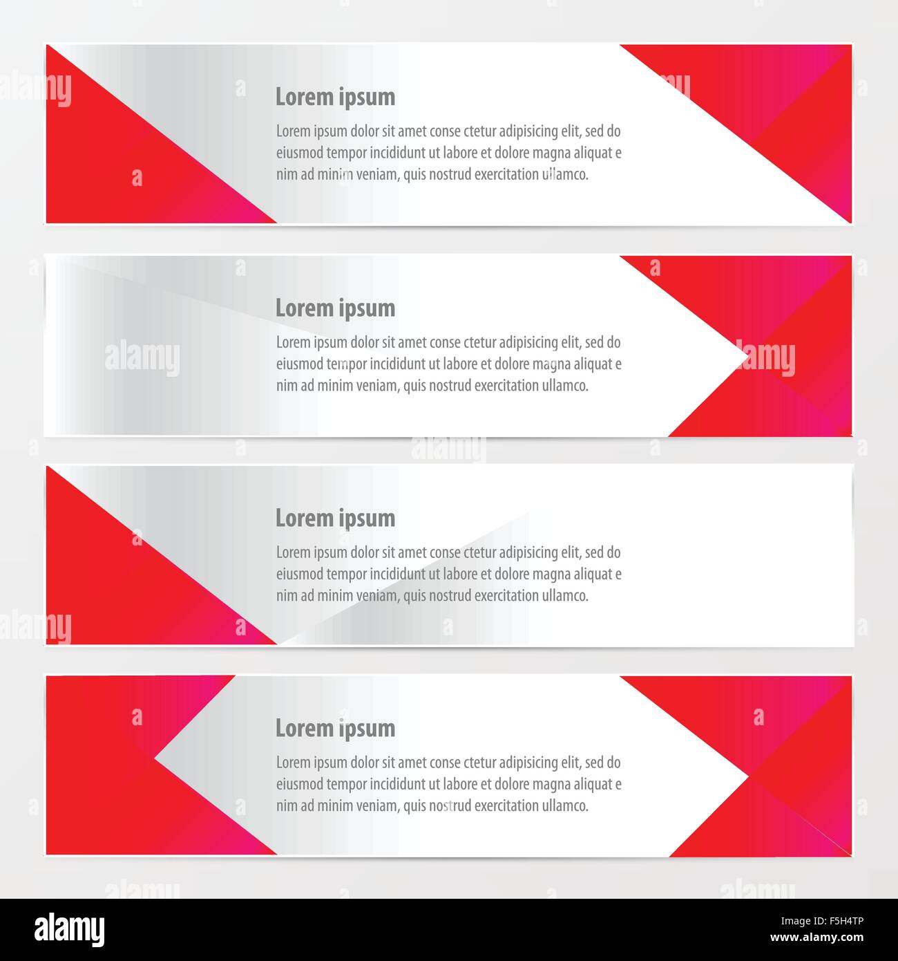 Banner Vector Template Design Stock Vector Image & Art - Alamy