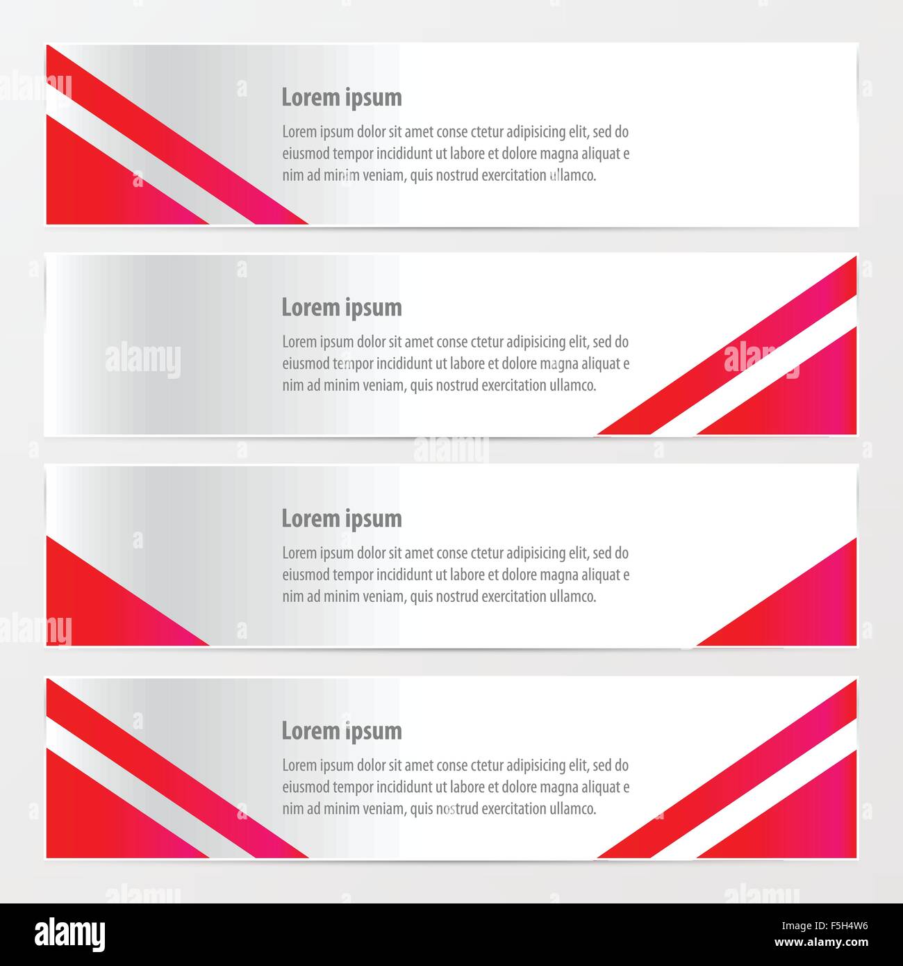 Banner Vector Template Design Stock Vector Image & Art - Alamy