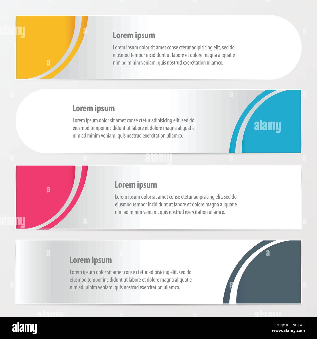 Banner Vector Template Design Stock Vector Image & Art - Alamy