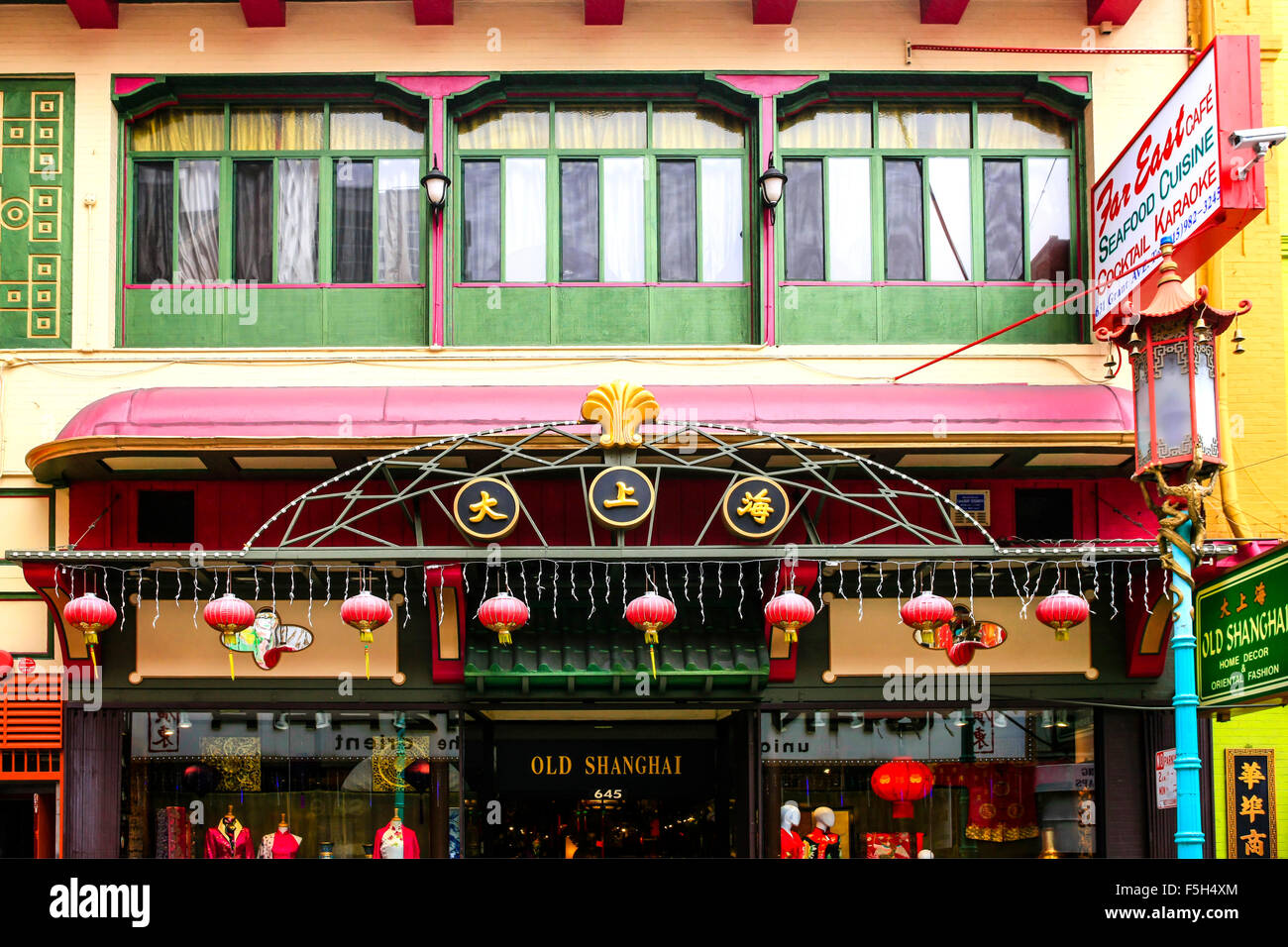 Old Shanghai store on Grant Street in Chinatown in San Francisco ...