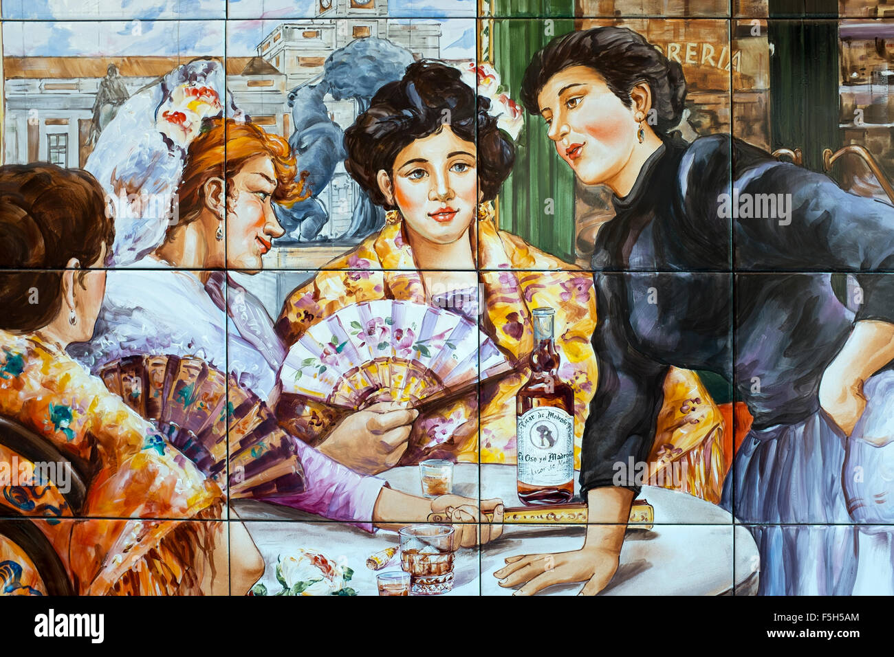 Traditional spanish ceramic wall tiles hi-res stock photography and ...