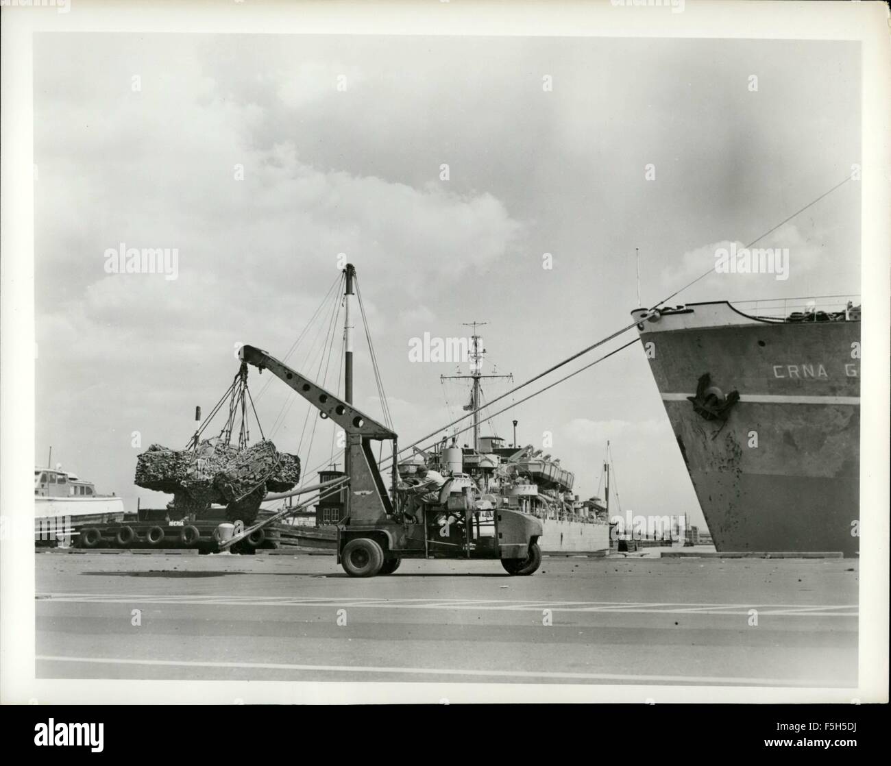 1972 - Baled Cork, Transported By Special Materials Handling Equipment ...