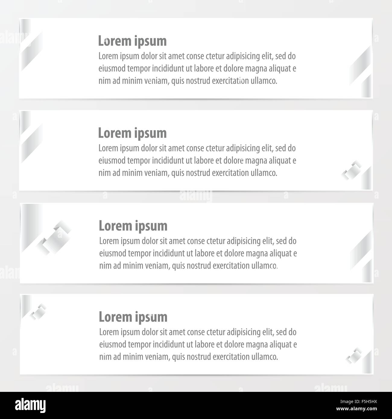 Banner Vector Template Design Stock Vector Image & Art - Alamy