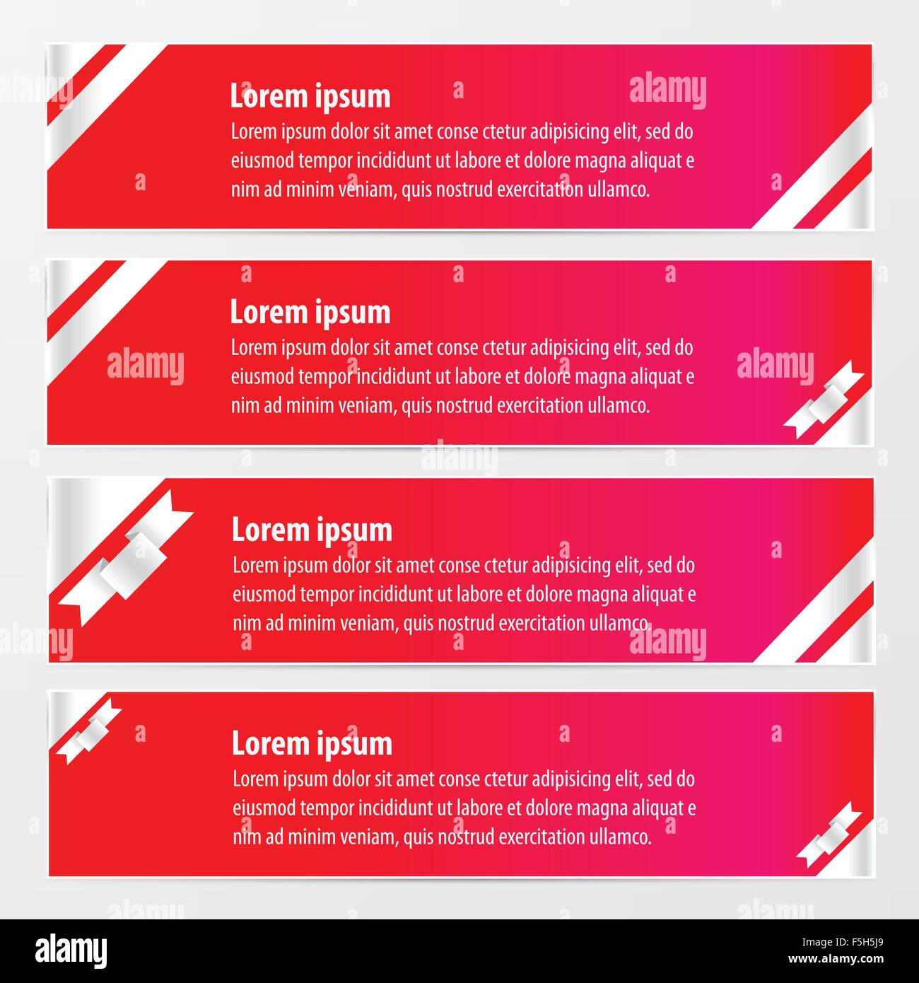 Banner Vector Template Design Stock Vector Image & Art - Alamy