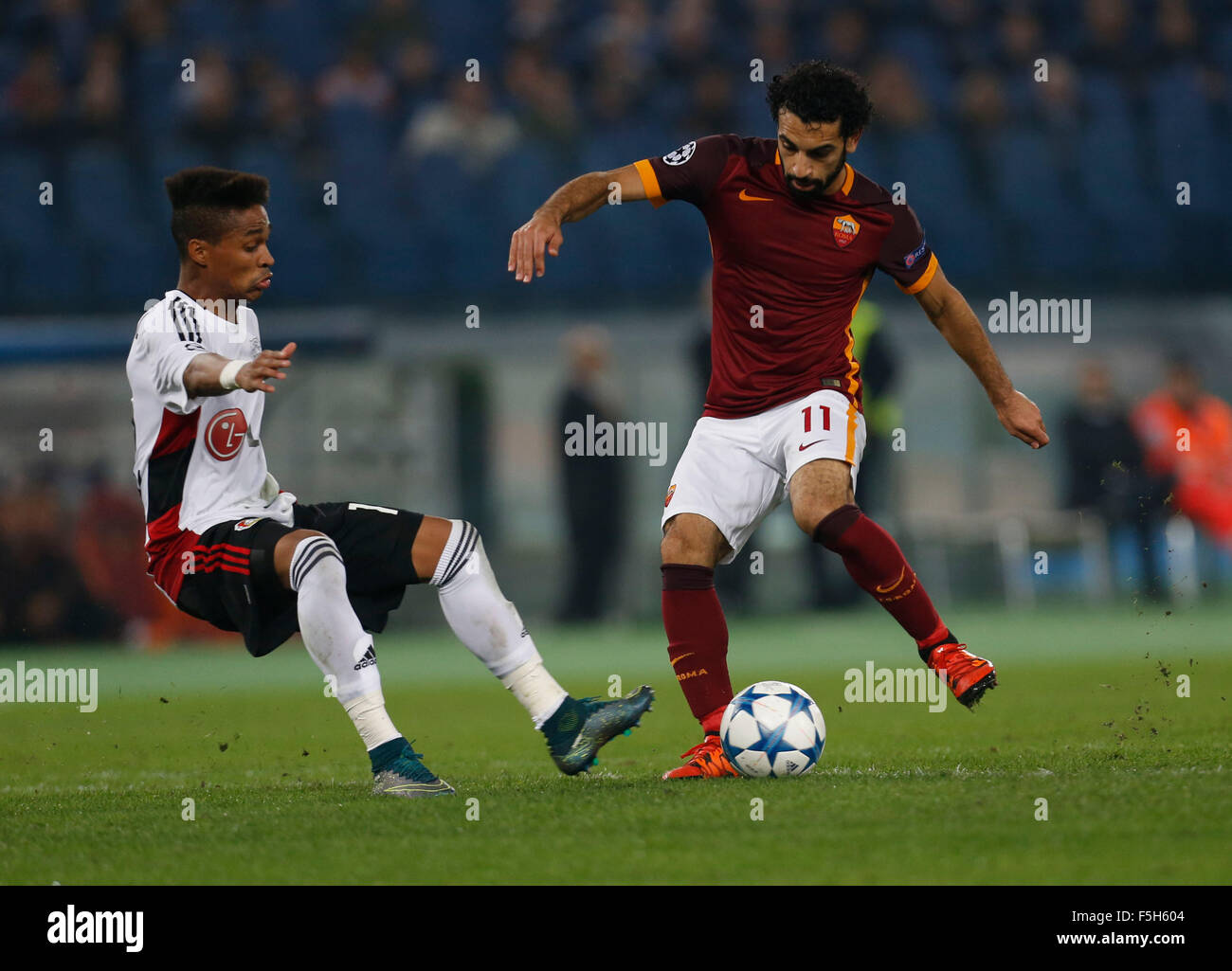 Rome, Italy. 04th Nov, 2015. Roma's Mohamed Salah during the Champions ...