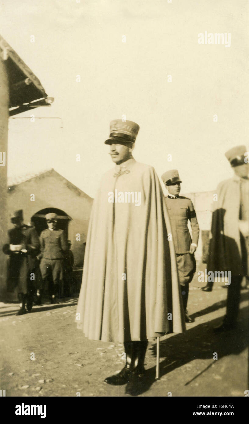 A colonel of the Royal Italian Army Stock Photo - Alamy