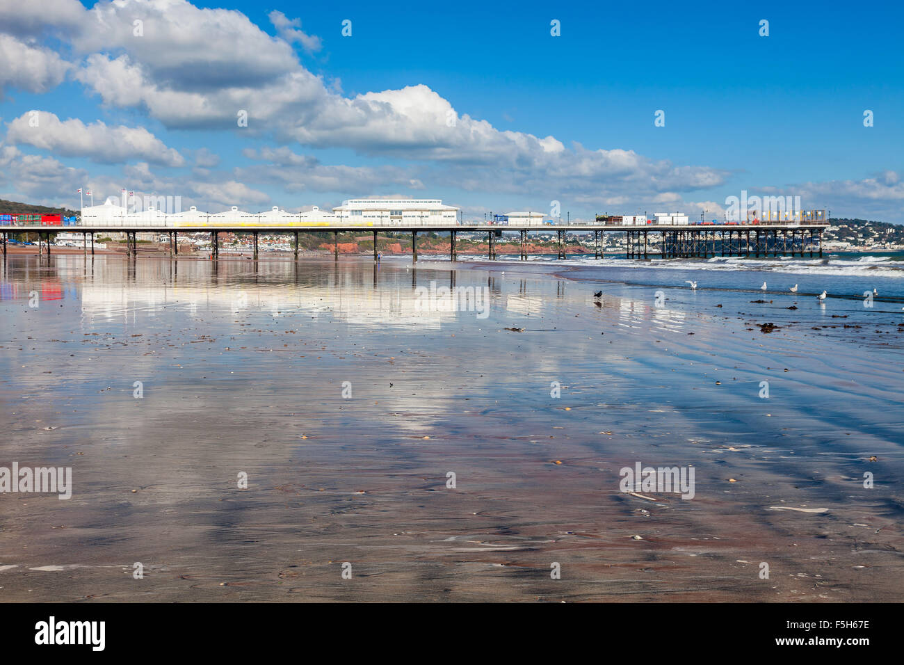 Paignton beach and pier hi-res stock photography and images - Alamy