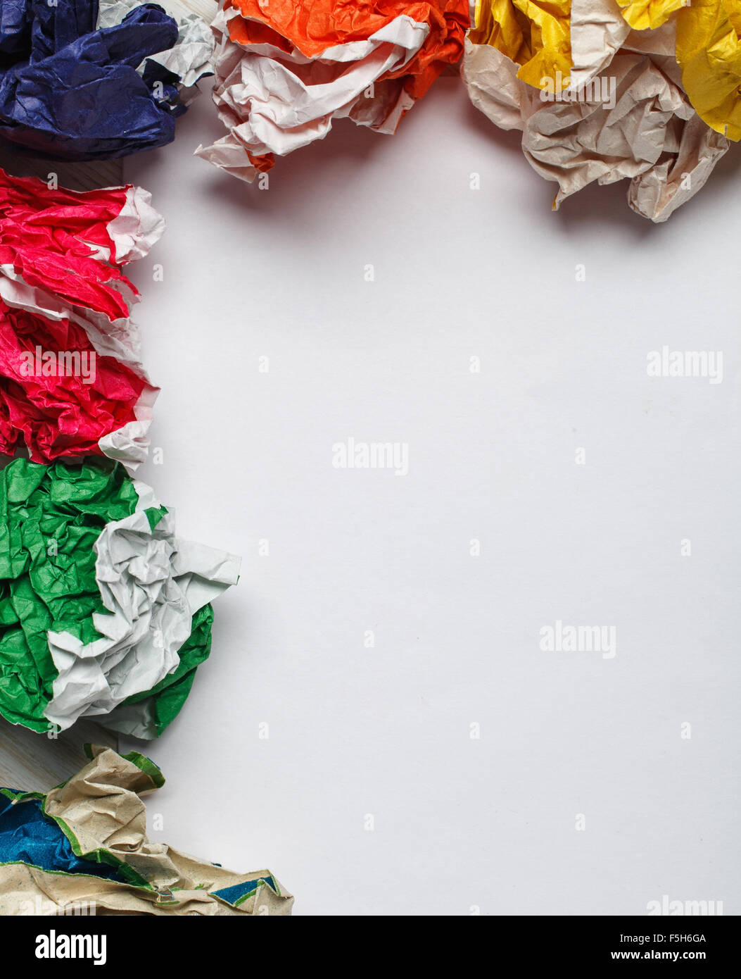 Crumpled paper texture orange color hi-res stock photography and images ...