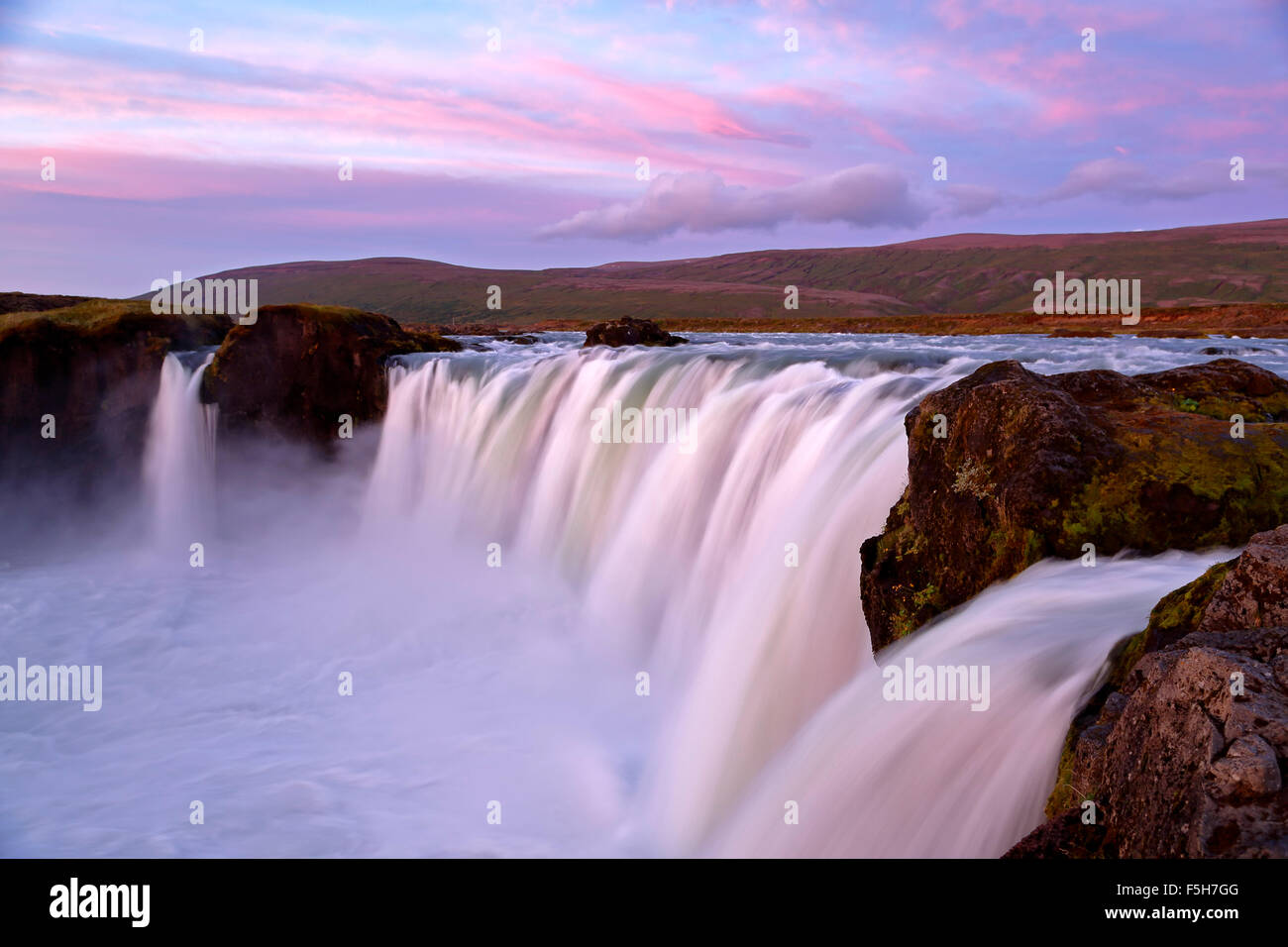 Godafoss Waterfalls, Iceland Stock Photo - Alamy