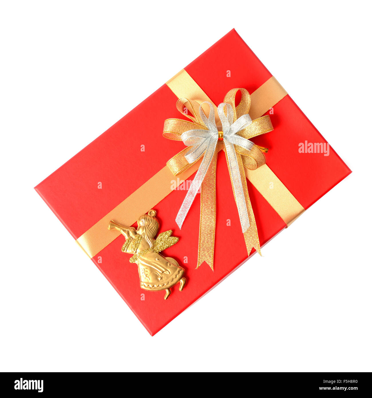 Angel gift box on Cut Out Stock Images & Pictures - Alamy