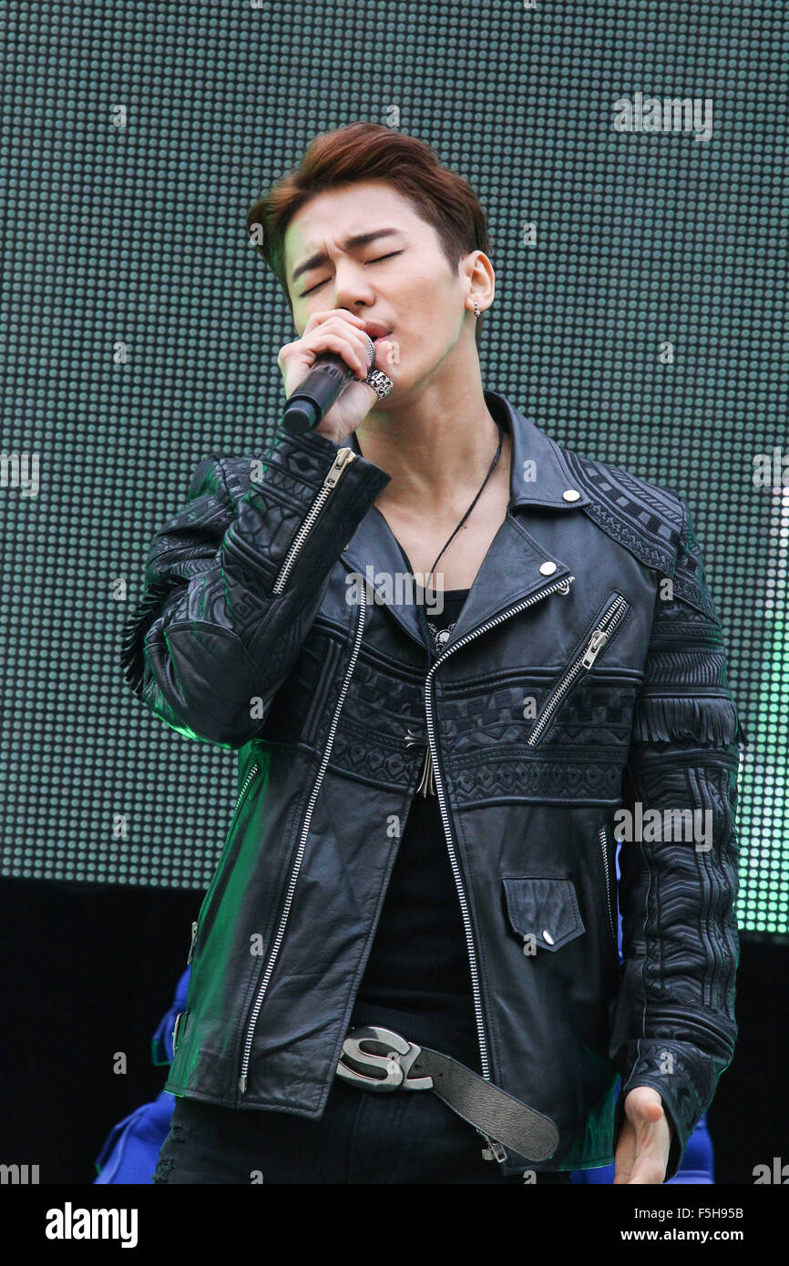 MYNAME, Nov 1, 2015 : K-Pop boys group MY NAME perform during the Japan ...