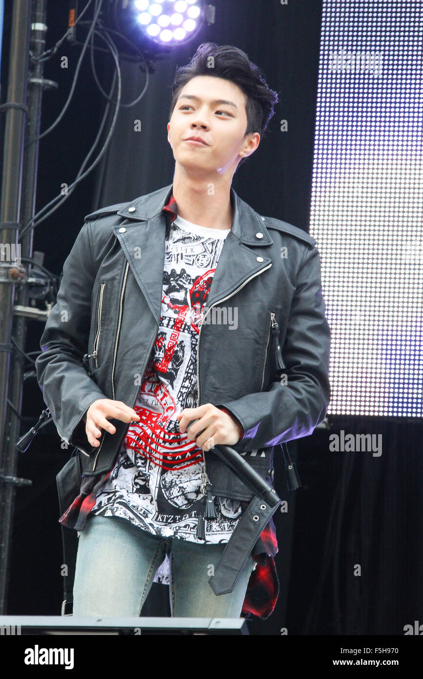 MYNAME, Nov 1, 2015 : K-Pop boys group MY NAME perform during the Japan ...