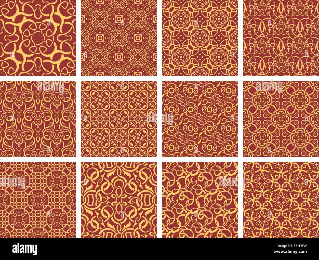 Seamless pattern collection Stock Vector Image & Art - Alamy