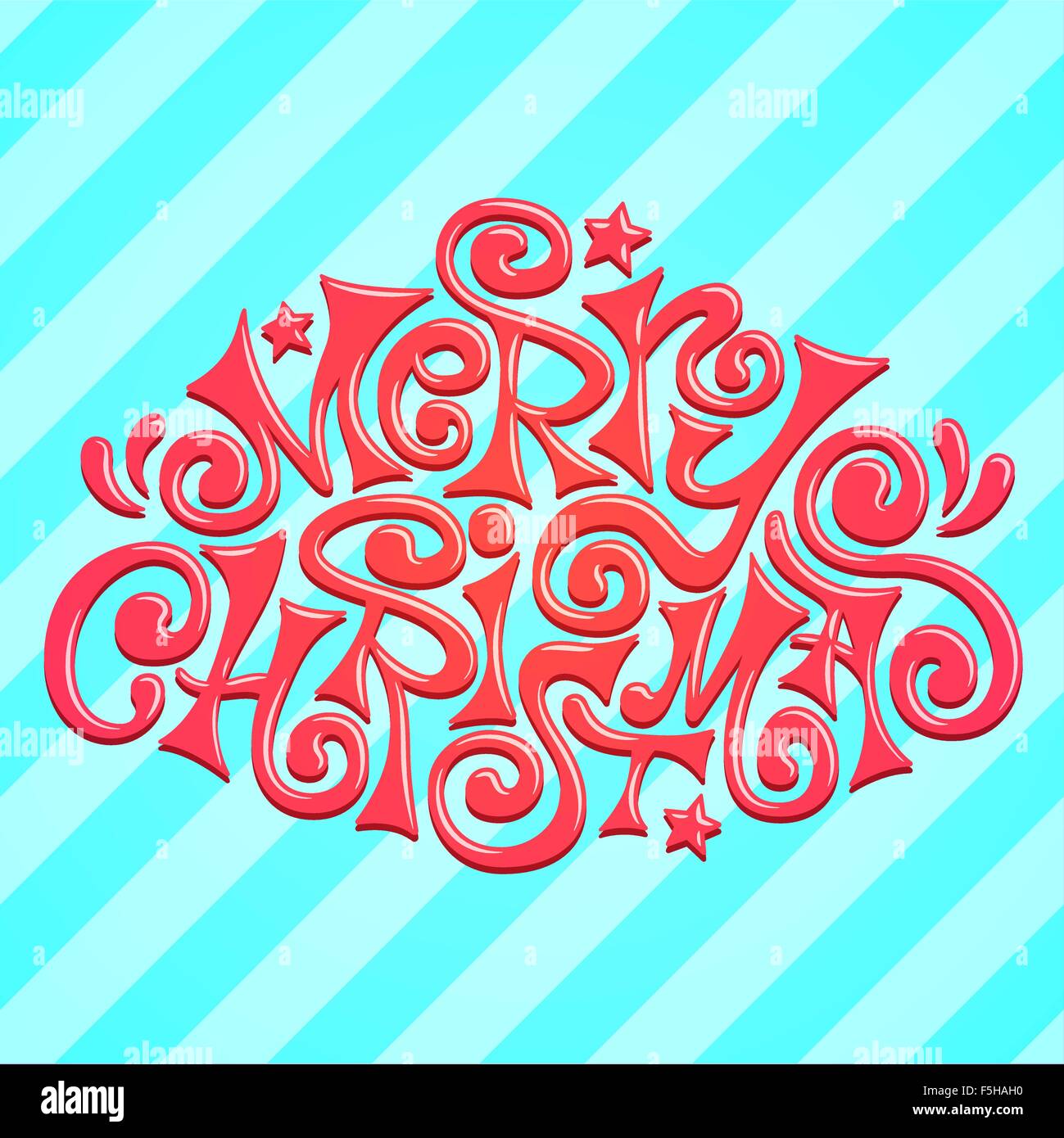Merry christmas xmas calligraphy Stock Vector Images - Alamy