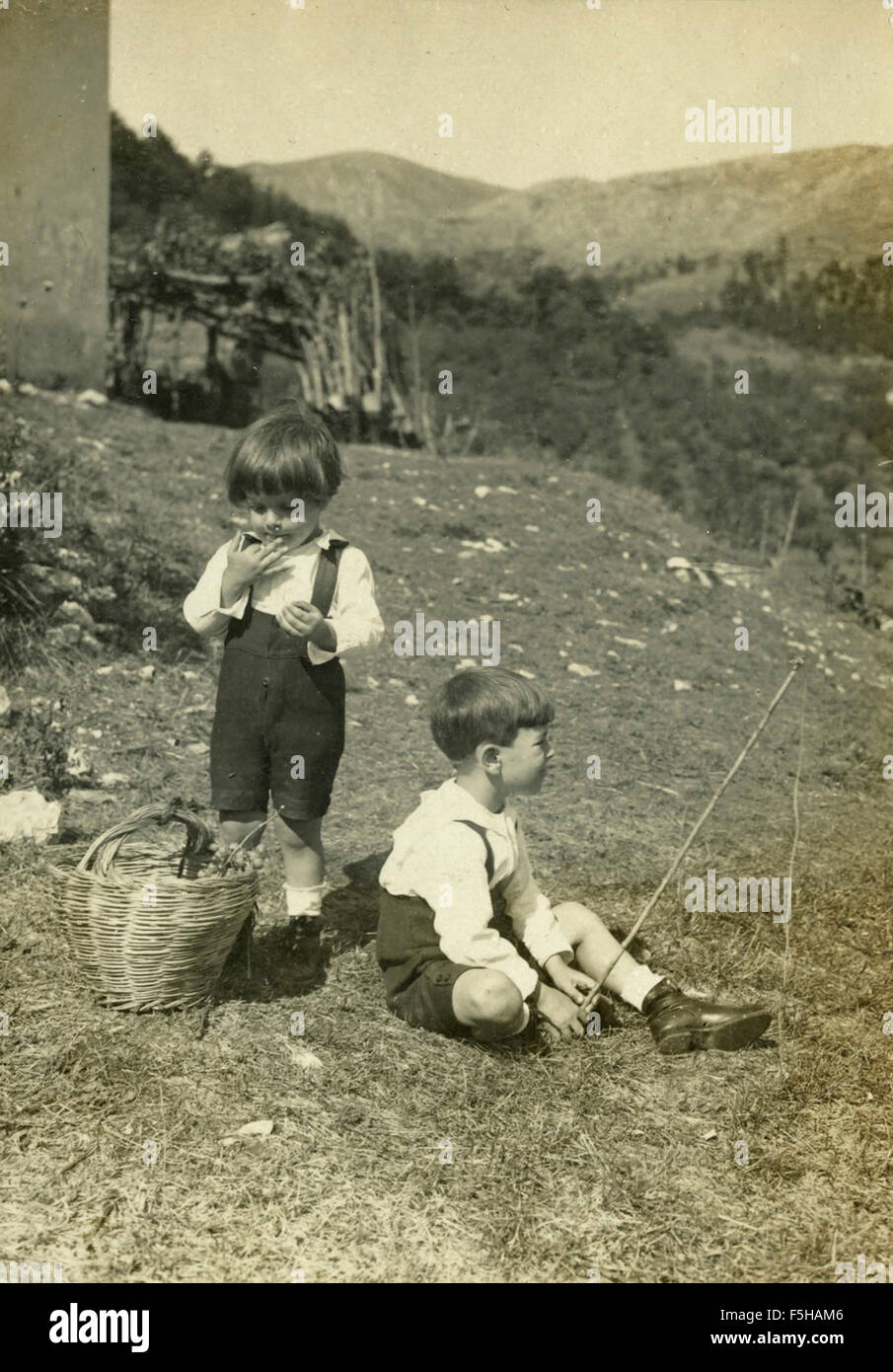 Children playing, Italy Stock Photo - Alamy