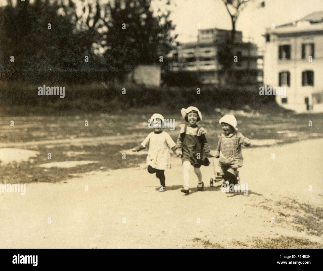 Children playing, Italy Stock Photo - Alamy