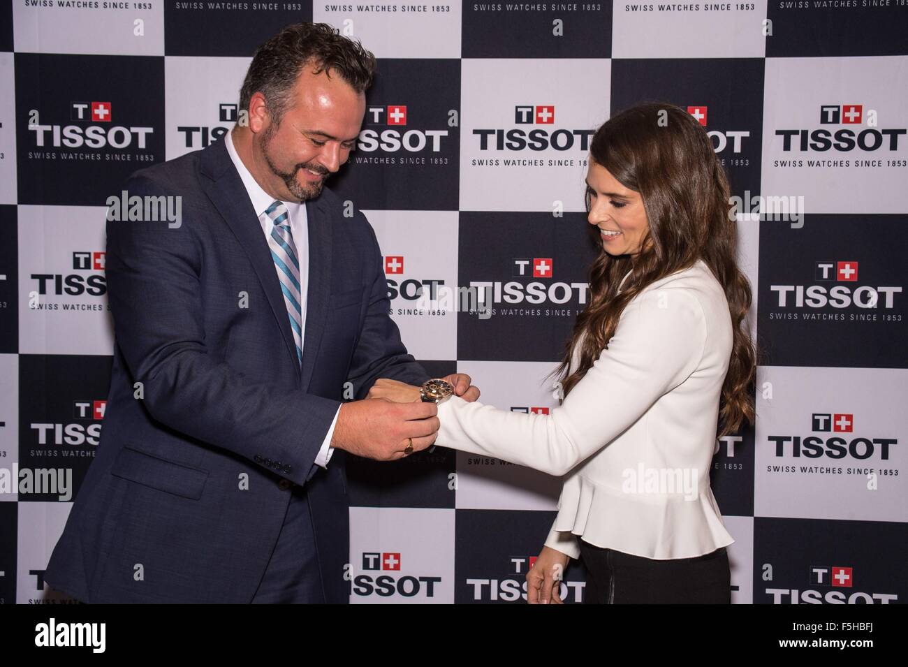 New York, NY, USA. 4th Nov, 2015. Justin Thompson, Danica Patrick at a ...